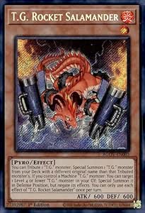 Amazon.com: T.G. Rocket Salamander - AGOV-EN003 - Secret Rare - 1st Edition : Toys & Games