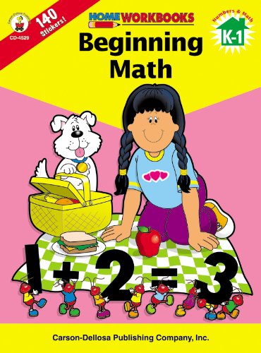Beginning Math, Grades K - 1 (Home Workbooks): Carson-Dellosa Publishing: 9780887247279: Amazon ...