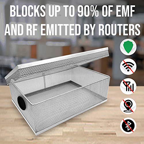 Upgraded Emf Wifi Router Shield Blocks Up To 95 Harmful | Desertcart ...