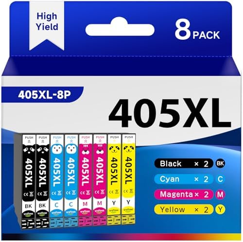 Epson 405XL Suitcase High Yield Genuine Multipack, 4-colours Ink ...