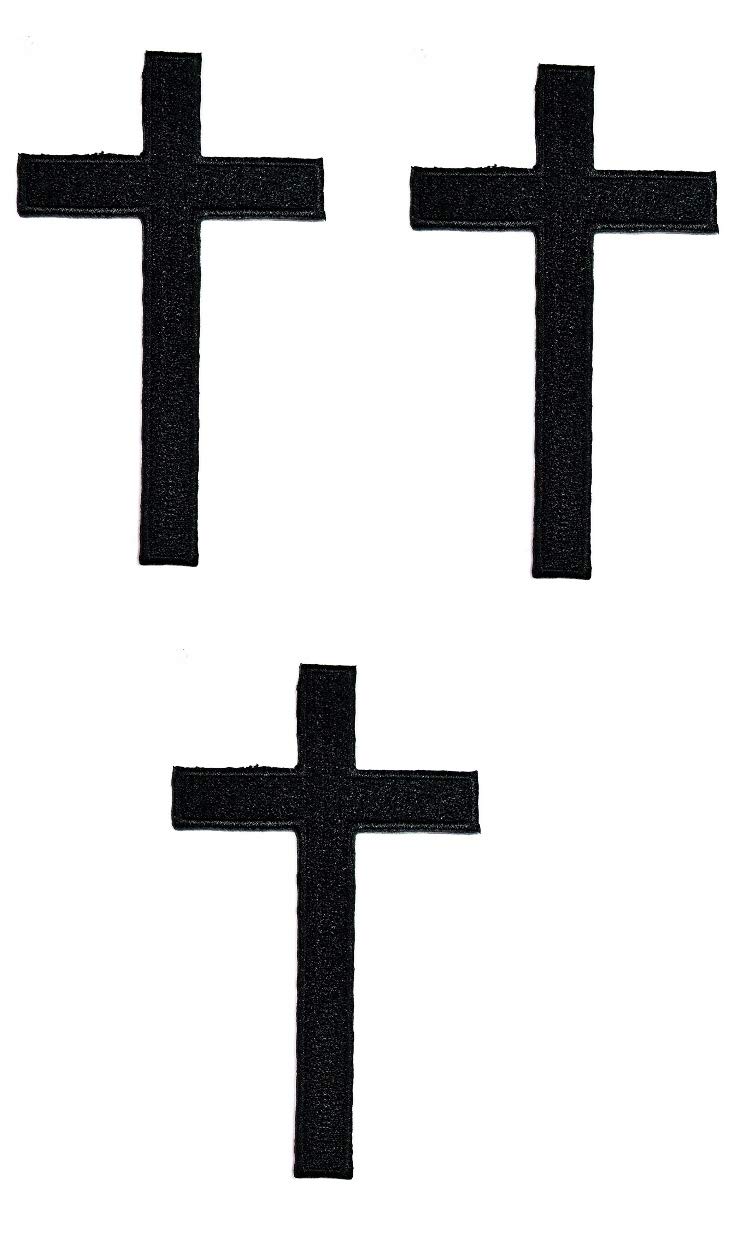 Plain Black Cross Outline