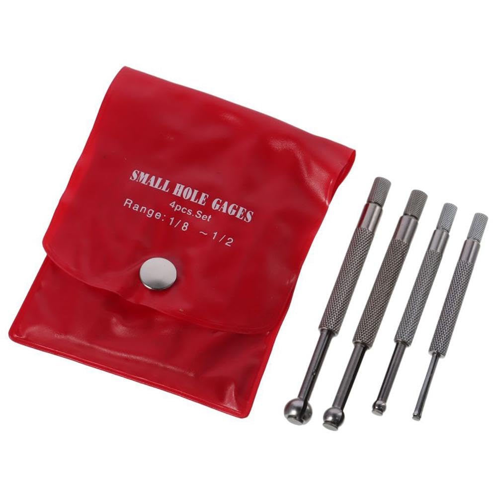 SHUATI Bore Measurement Tool 4PCS Ball Type Durable 1/8'' ~ 1/2 ...