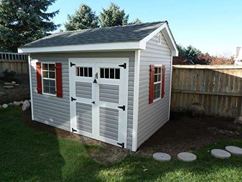 Shed Transom Window 10″ X 23″ White – Stout Sheds