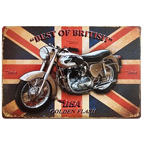 Buy UNiQ Designs Best of British Motorcycle Wall Decor - Compliment to ...
