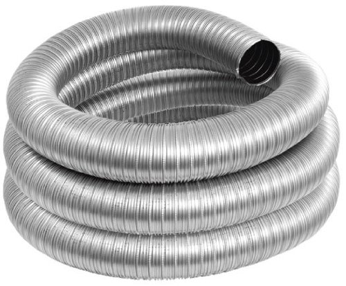 Duravent 5DFSW-50 DuraFlex SW Stainless Steel Pipe Pipe, 5" Diameter ...