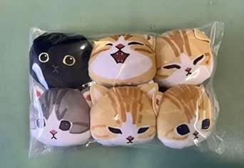 Amazon.co.jp: Mofusando Mofumofu Store Badge Set Mascot Plush Toy : Toys & Games