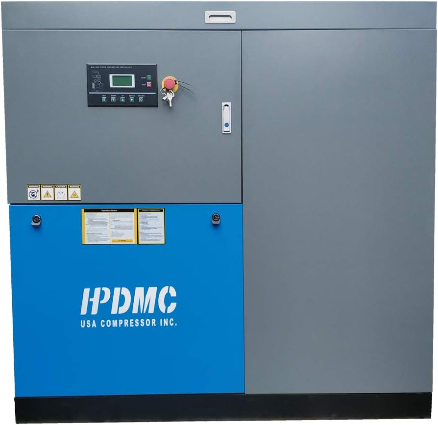 Amazon.com: HPDMC SC37V 50HP Rotary Screw Air Compressor with Variable ...