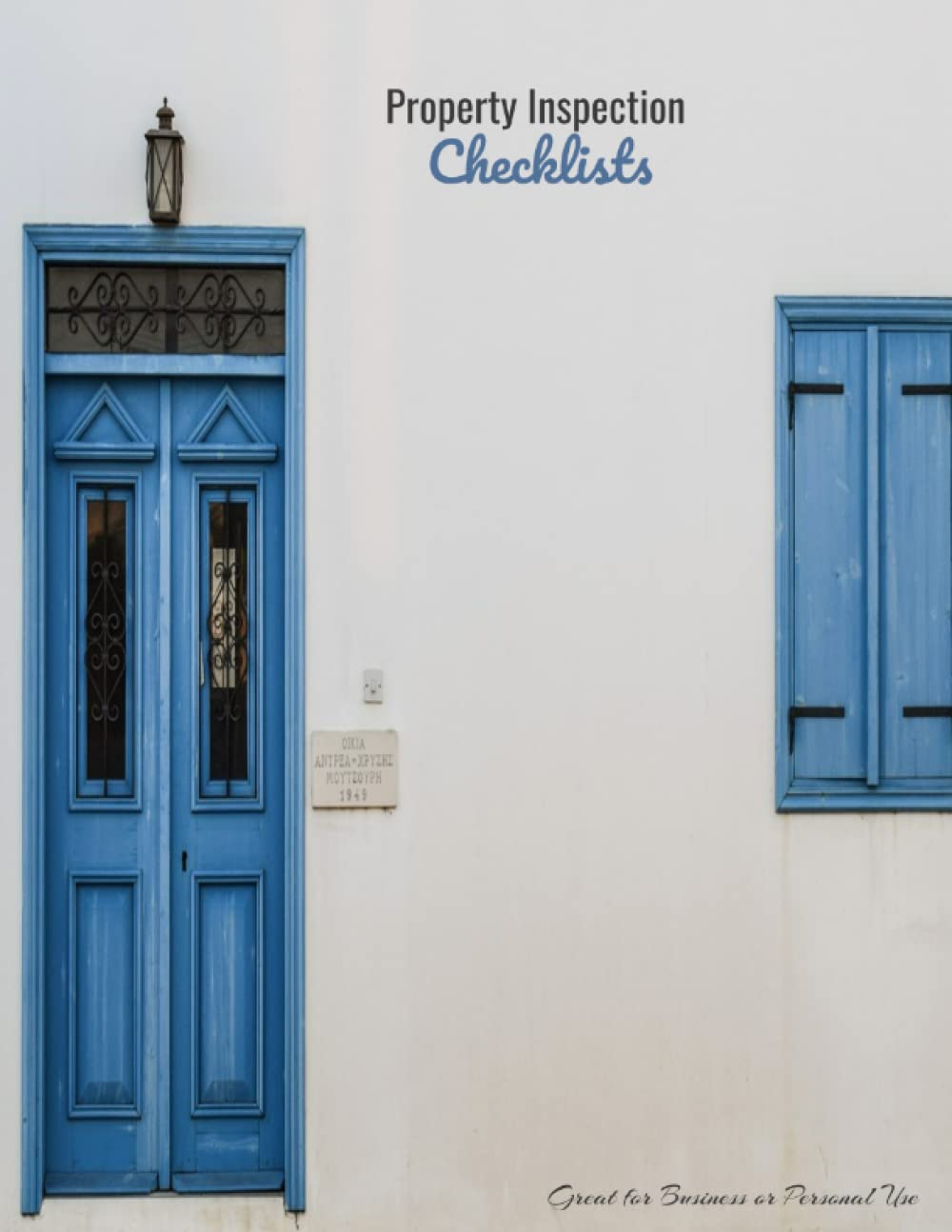 Property Inspection Checklists Notebook: Great for Business or Personal ...