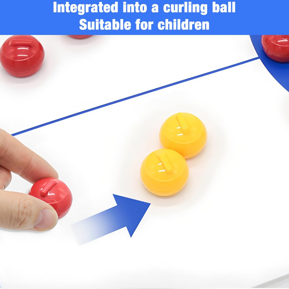CLIUNT 2 in 1 Tabletop Curling Game, Portable Team Board Games, Curling ...