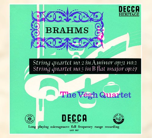 Brahms: String Quartets Nos.2 & 3 von Sándor Végh bei Amazon Music ...
