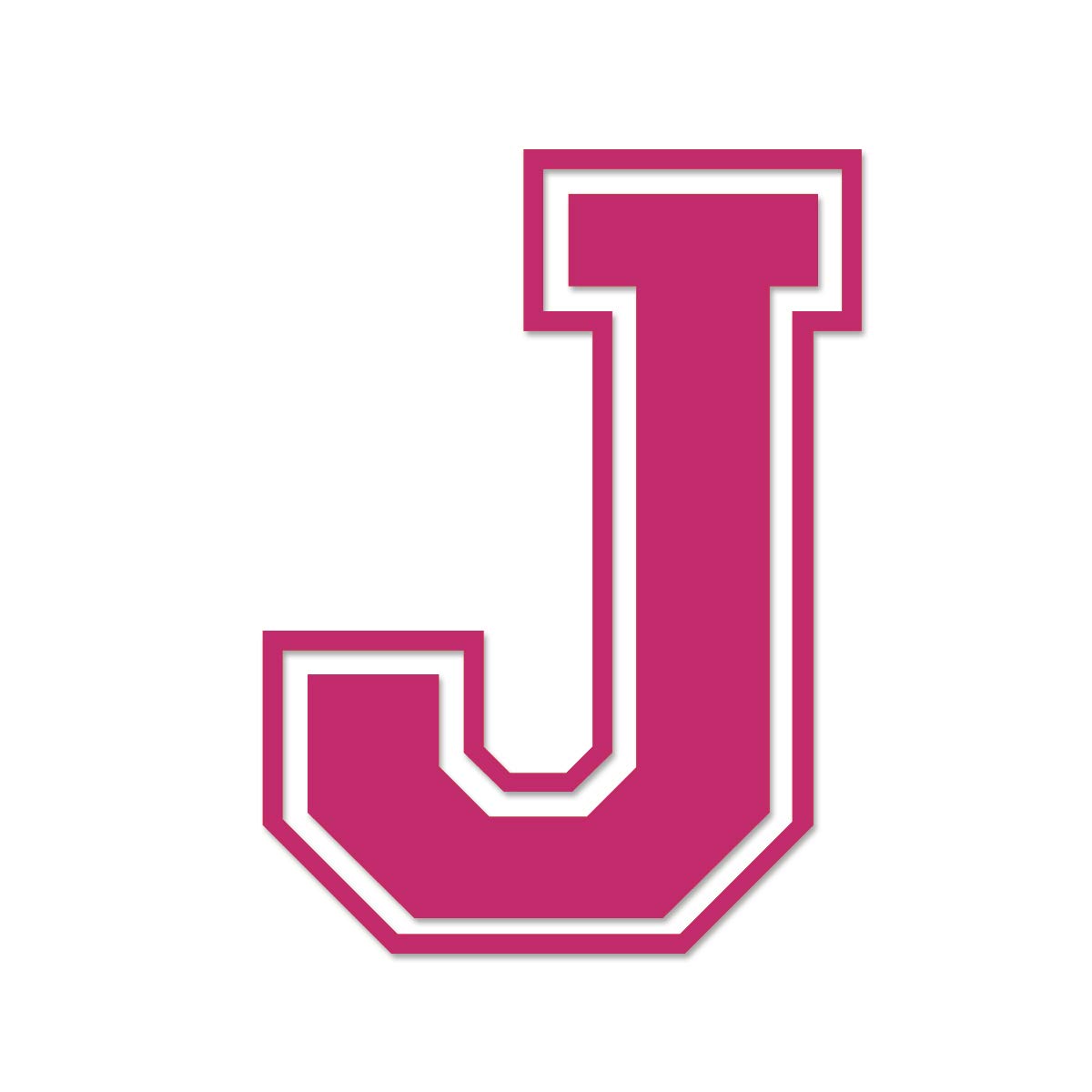 The Letter J In Pink