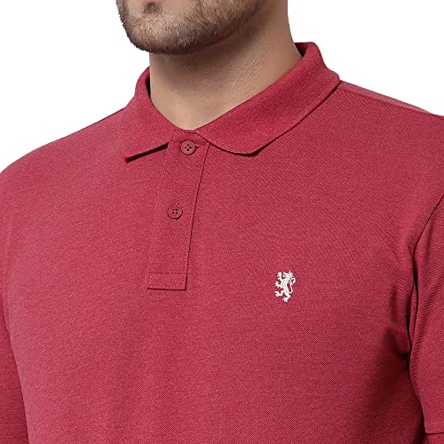 Red Tape Men Maroon Melange Solid T-Shirt - Price History
