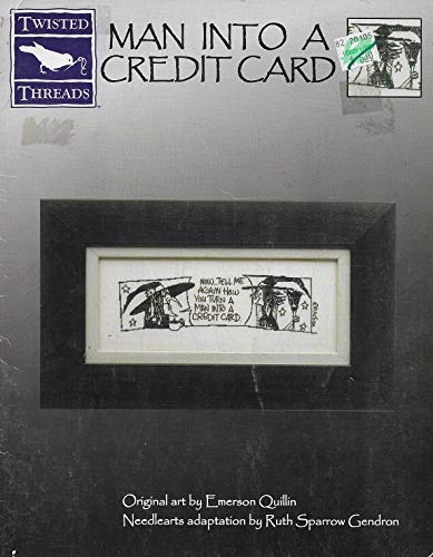 Man Into A Credit Card Cross Stitch by Emerson Quilling Leaflet ...