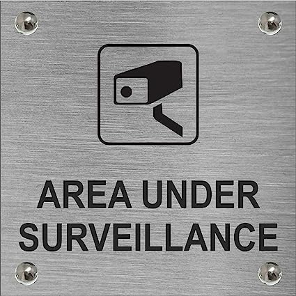 Akashat Enterprises Stainless Steel Signages Area Under CCTV ...
