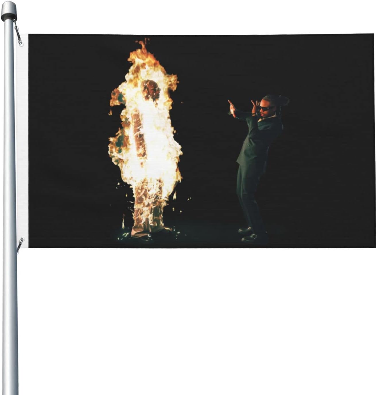 Amazon.com : CASOWAT Metro Singer Boomin Flag Banner 3x5Ft Indoor ...