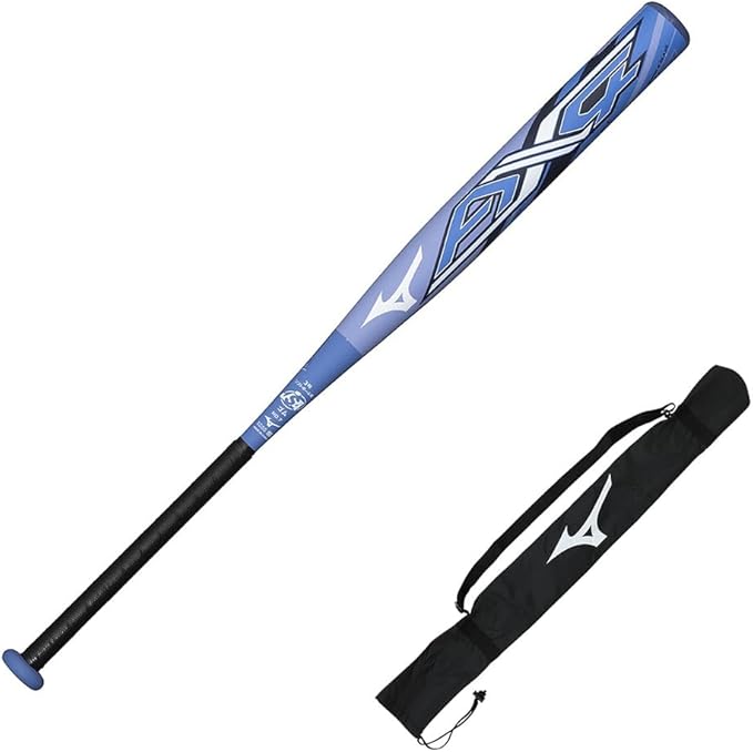 Amazon | ミズノ（MIZUNO） ソフトボール用バット 3号 ゴムボール用 ミズノプロ AX4 85cm/平均740g 1CJFS32585 1827 （サックス/85．0/Men's ...