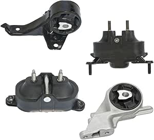 Amazon.com: Auto Buffy Motor & Transmission Mount Set 4PCS, Fit for 2004-2010 Chevy Malibu ...