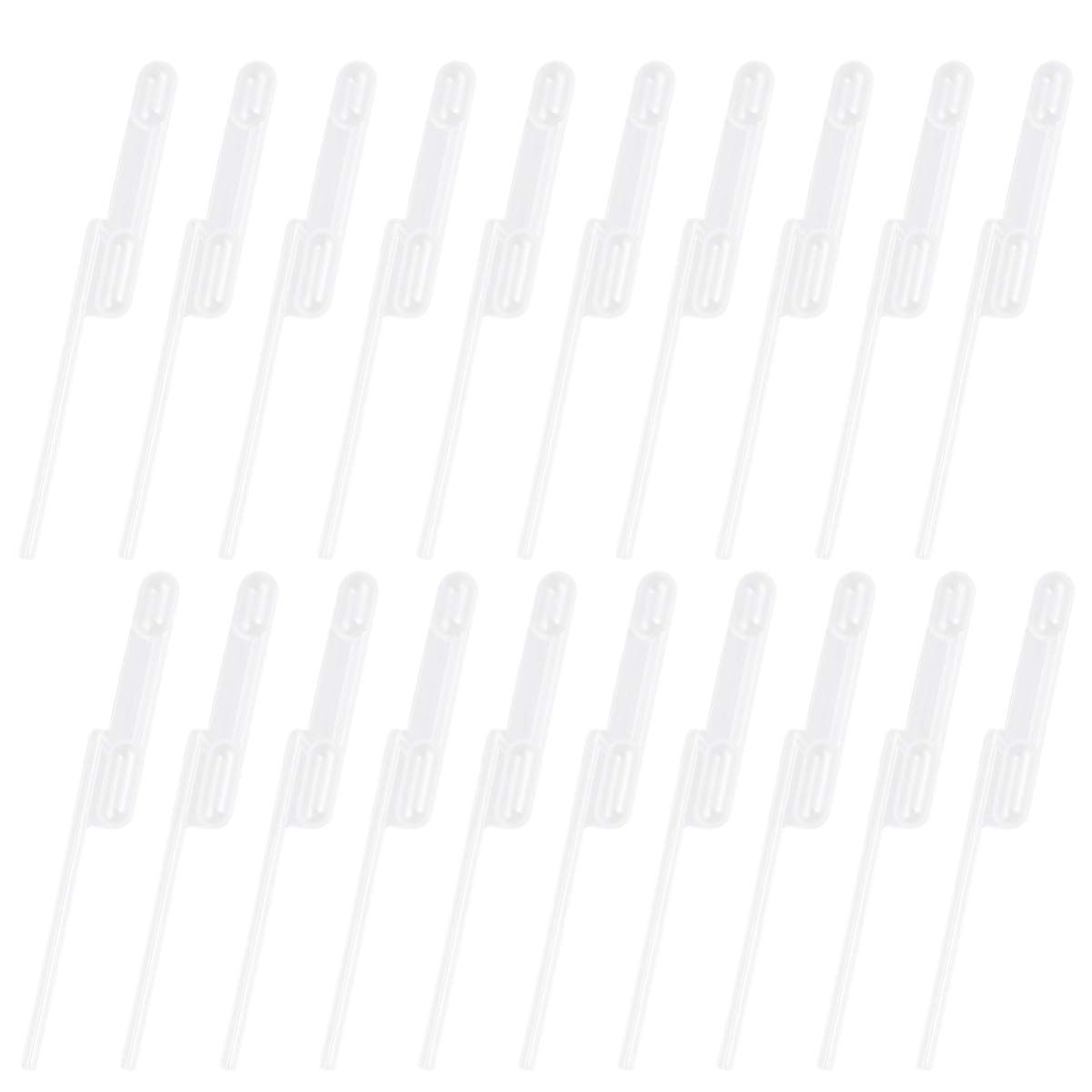 Buy Hemobllo 50pcs 100UL Pasteur Pipette Clear Transfer Dropper Plastic ...