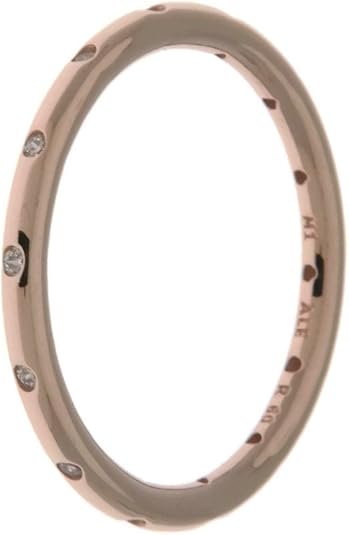 Amazon.com: Pandora Simple Sparkling Band Ring - Stackable Rose Gold ...