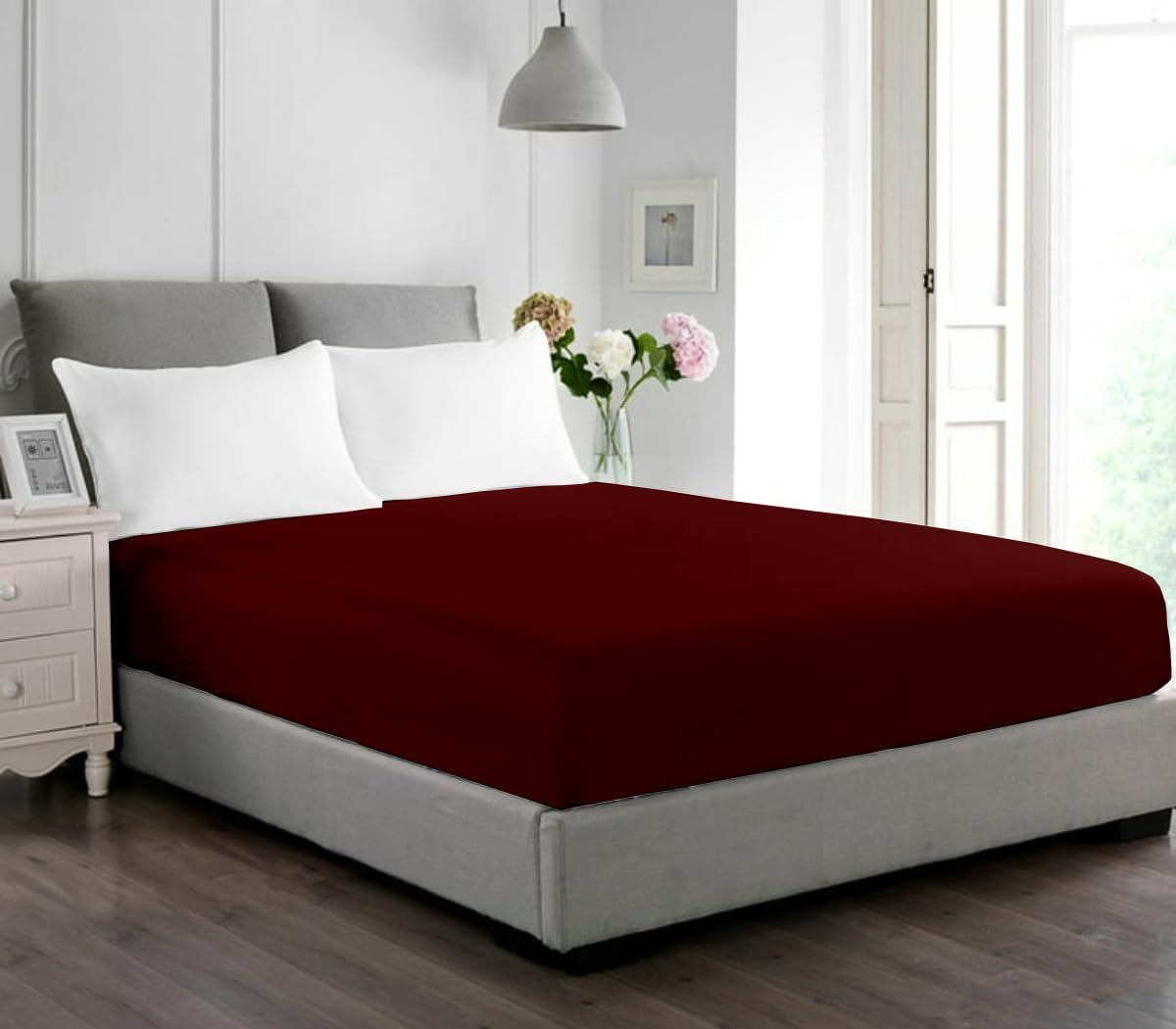 Amazon.com: Premium Cotton Terry Waterproof Mattress Protector, Full ...