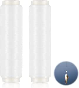 Amazon.com : 2 Pcs Fishing Thread, Invisible Fishing Line Nylon String ...
