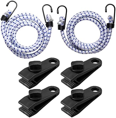 Amazon.com: Hlogree 2PCS Car Cover Gust Straps Wind Protector,Bungee ...