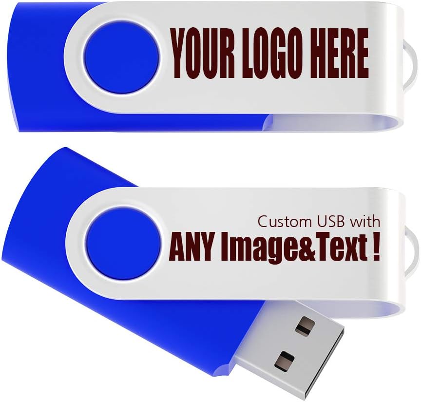 Amazon.com: Custom Personalized USB Flash Drive 20 Pack 4GB/8GB/16GB ...