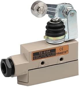 Amazon.com: HEIMP Sealed Limit Switch NO NC 380V Metal Roller Arm Head Reset Momentary Travel ...