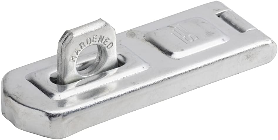 Merriway® BH01781 Heavy Duty Hardened Steel Double Hinged Hasp and ...