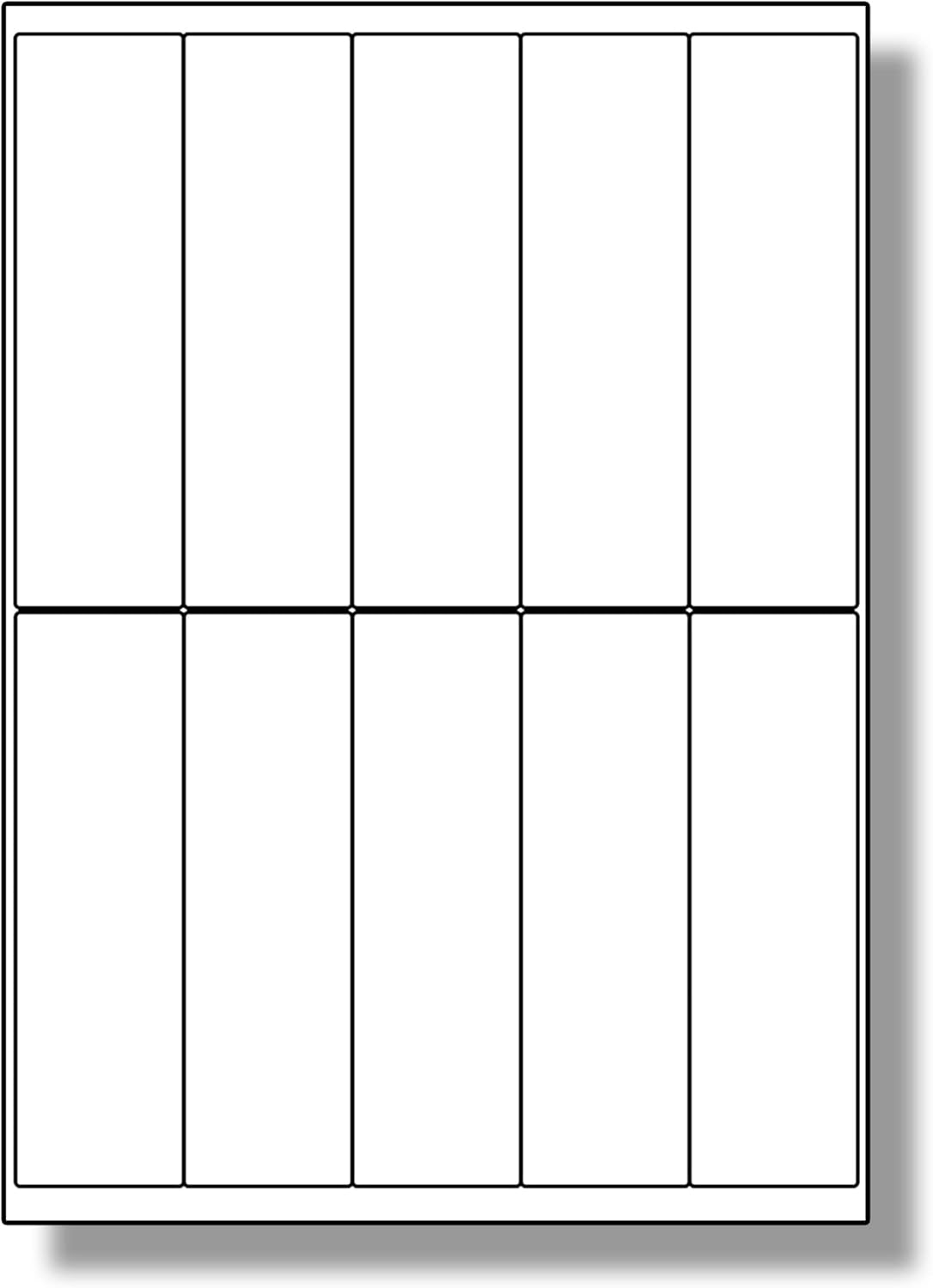 Label Planet® 10 Per Sheet 25 Sheets (250 Labels) Label Planet White ...