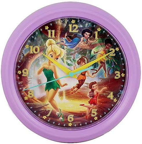 Amazon.com: Disney Tinker Bell Wall Clock : Home & Kitchen
