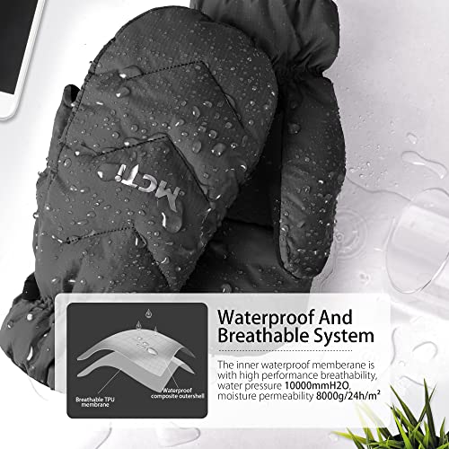 Snapklik.com : Womens Goose Down Mittens Waterproof Touch Screen ...