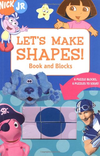 Let's Make Shapes! Book and Blocks: 6 Puzzle Blocks, 6 Puzzles to Solve ...