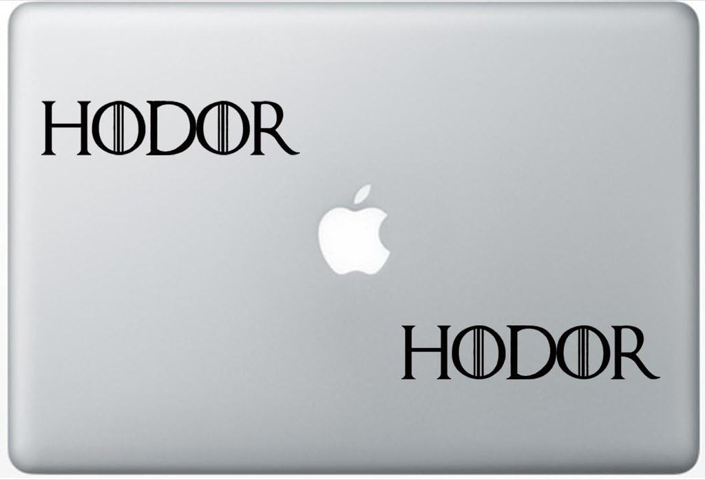 Amazon.com: Hodor Game Of Thrones Funny ArcDecals78600698 Set Of Two ...