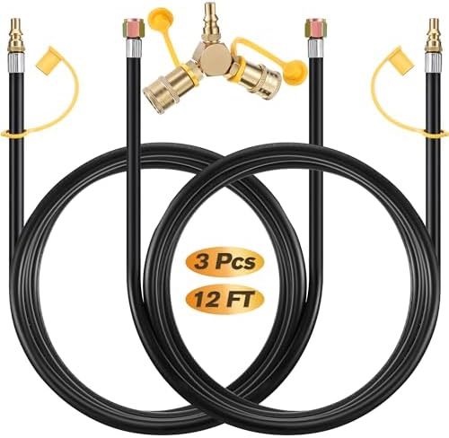 Amazon.com : GASPRO 1/4" RV Propane Quick Connect Y Splitter for RV ...