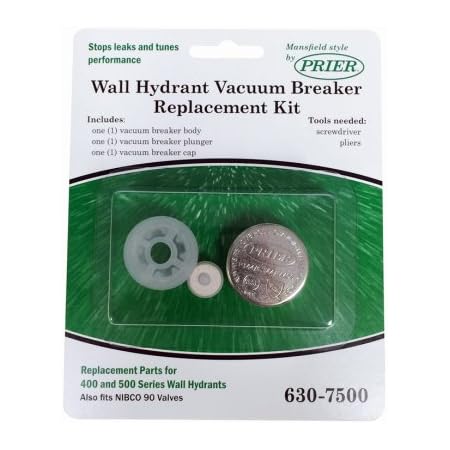 Amazon.com: PRIER Plastic/Metal Vacuum Breaker Repair Kit 400 and 500 ...