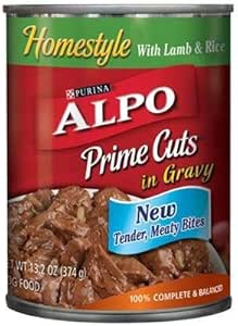 Nestle Purina Petcare Alpo Prime Cuts Lamb & Rice Canned Dog Food 13.2 ...