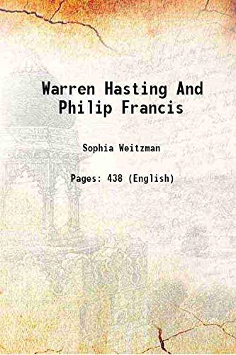 Amazon.in: Buy Warren Hasting And Philip Francis 1929 Book Online at ...