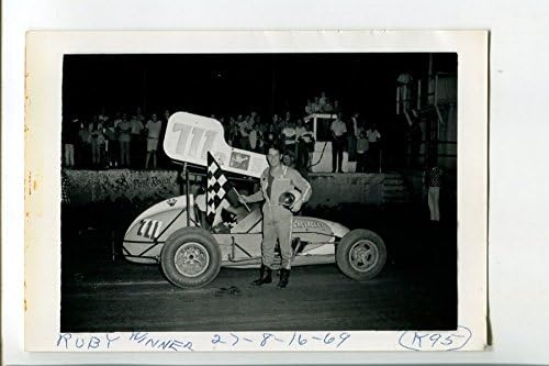 Elmer Ruby #711 Winged Sprint Car Winner Racing Photo 3.5"x5" at Amazon ...