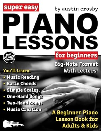 Amazon.com: Super Easy Piano Lessons for Beginners: A Beginner Piano ...