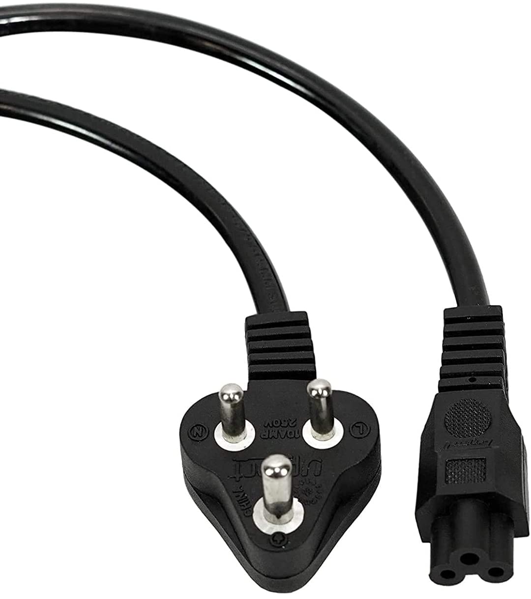 3 Pin Power Cord Adapter Charging Cable for Laptop Desktop Monitor and ...