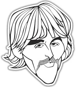 Amazon.com: The Beatles George Harrison vynil car sticker 5" x 4"