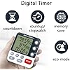 Amazon.com: MOSTRUST Digital Dual Kitchen Timer, 3 Channels Count Down ...