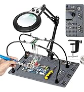 Amazon.com: KUVRS 10X Magnifying Glass with Light and Clamp, Infinite ...