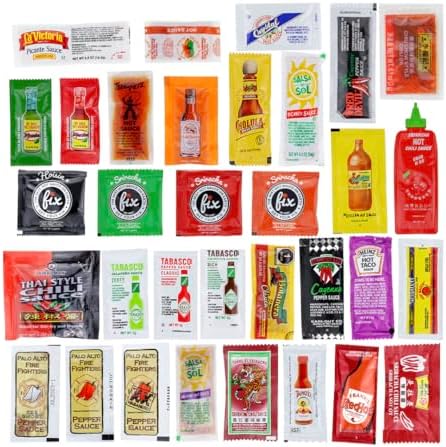 Amazon.com : Grab N Go Huy Fong Sriracha Hot Chili Sauce Packets (200 ...