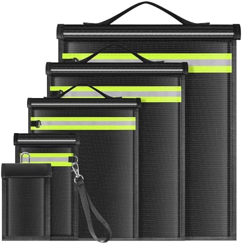 Amazon.com: Lulrsay 5 Pack Faraday Bags EMP Proof,Faraday Bags for ...