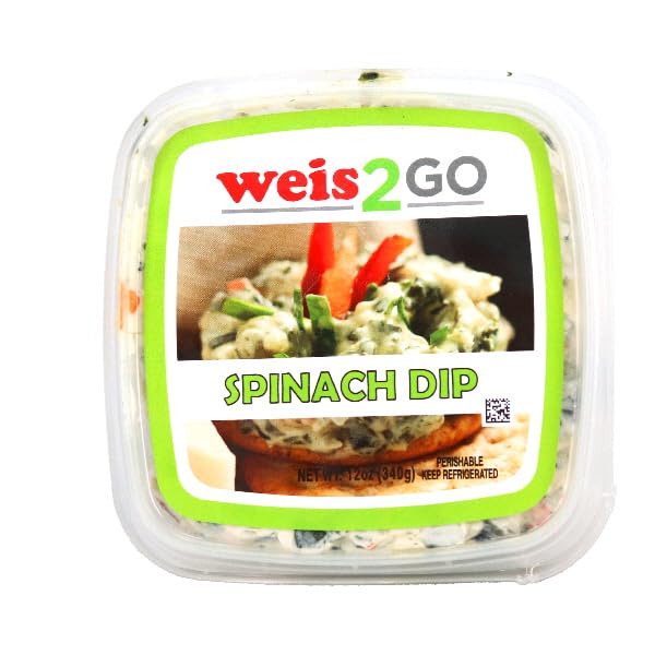 Amazon.com: Weis 2 Go, Spinach Dip, 12 Ounce