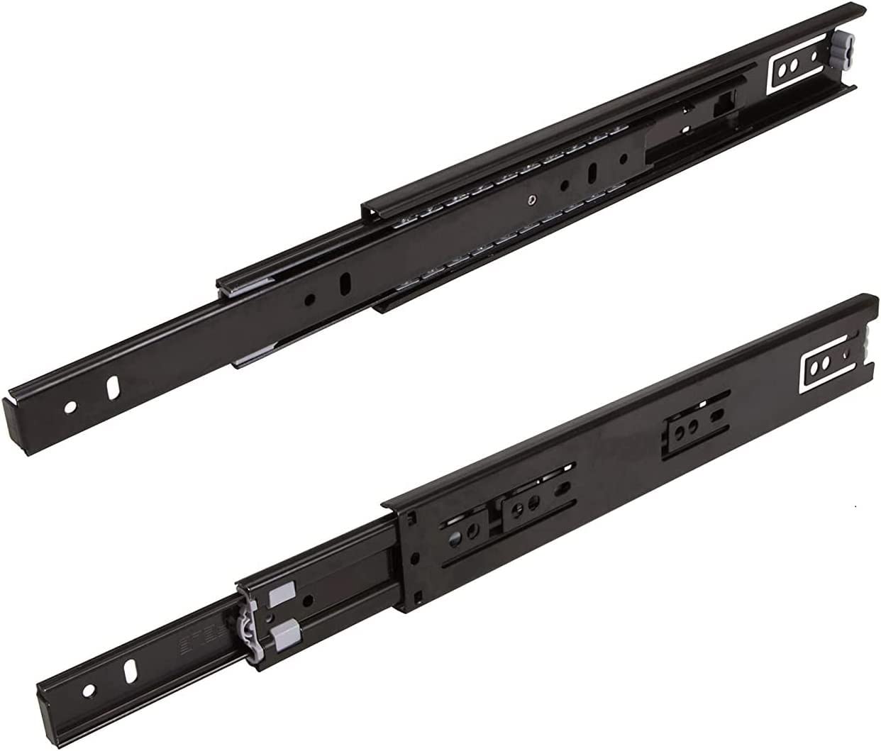 Generic 18 Inch Black Carbon Steel Side Mount Drawer Slide : Amazon.in ...