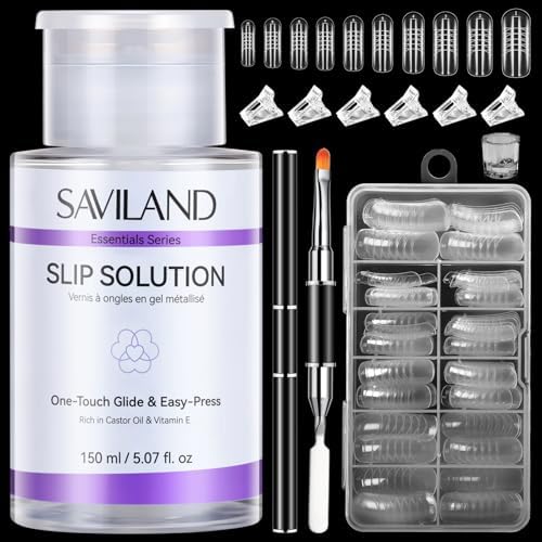 Amazon.com: SAVILAND Slip Solution Kit for Poly Gel: 5.07fl.oz Large ...