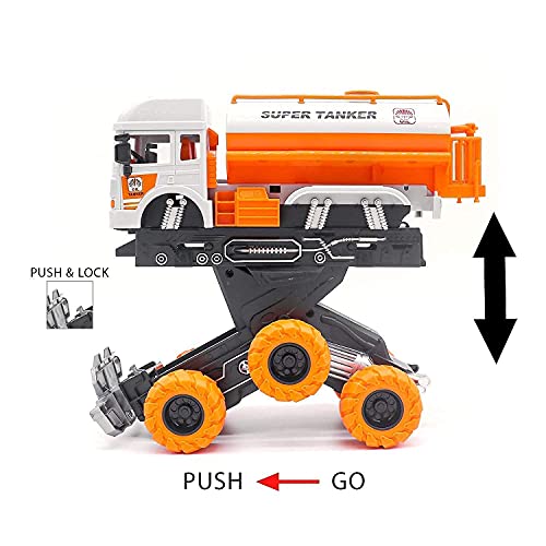 SHIPEASE Friction Powered Realistic Super Oil Tanker Truck Toys for ...